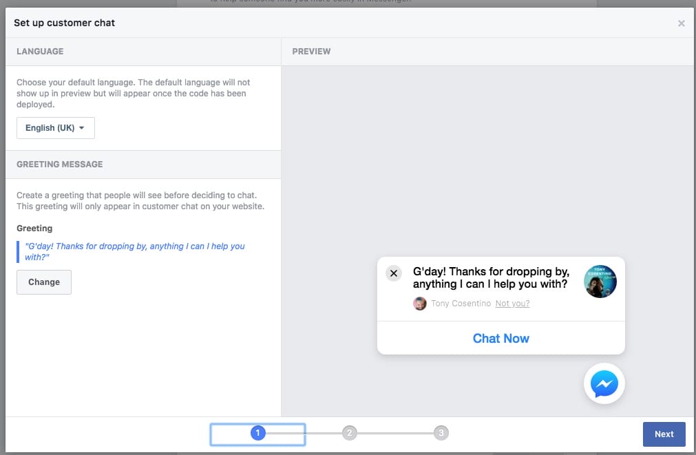 How to setup the facebook messenger platform on a WordPress website ...